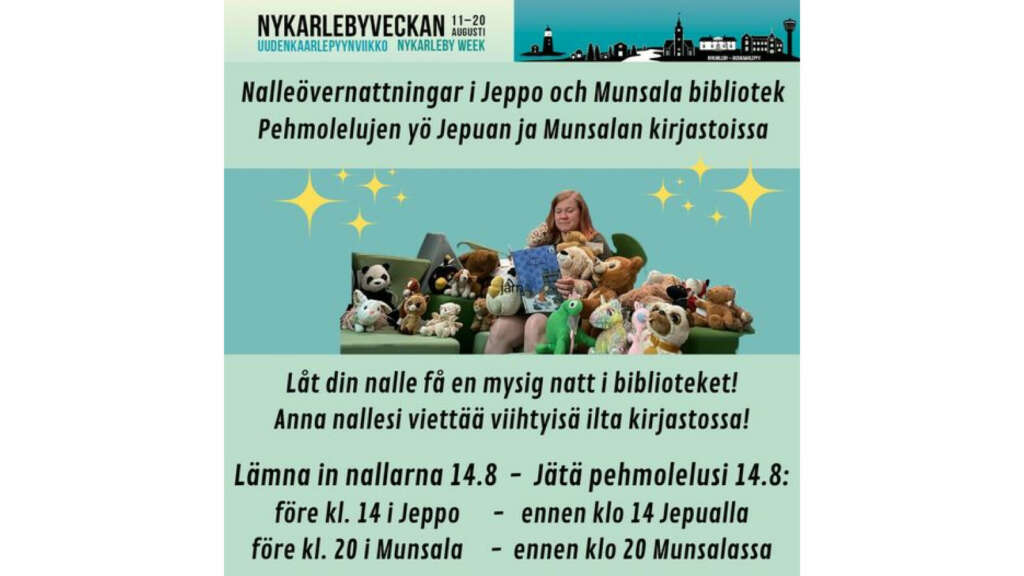 Nalleövernattning i Munsala och Jeppo | Vaasa