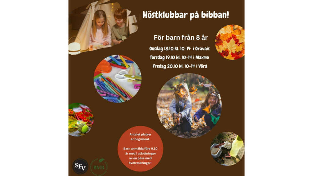Höstklubb på Vörå huvudbibliotek | Vaasa