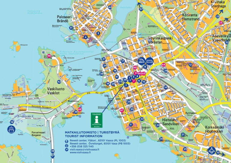 Visit Vaasa - Esitteet, matkailukartat, kuvat ja web-kamerat | Vaasa