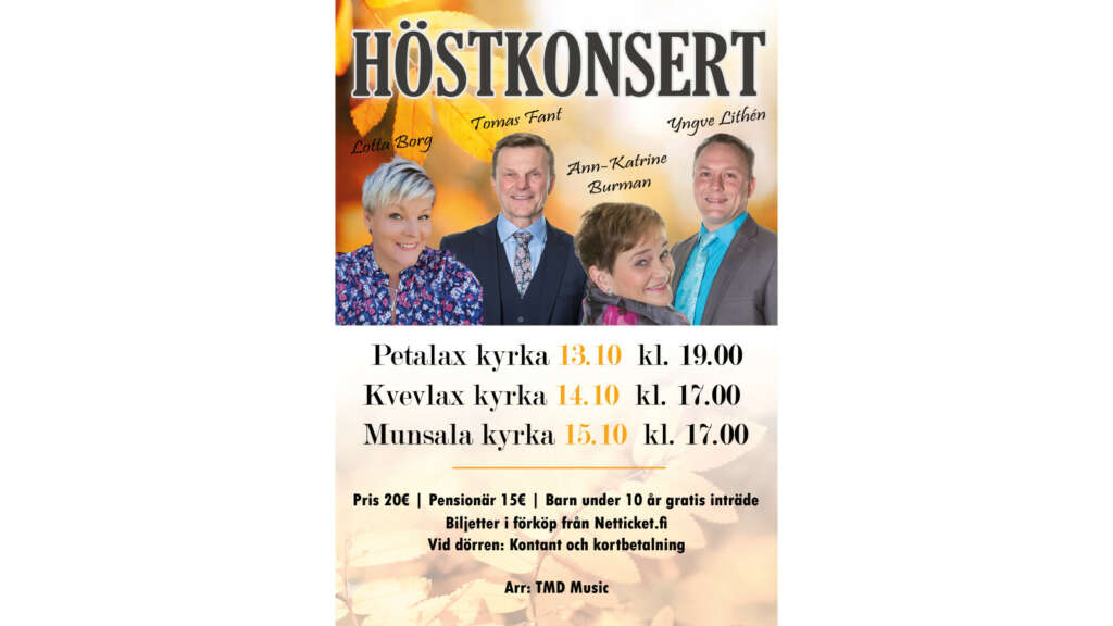 Höstkonsert i Munsala Kyrka | Vaasa