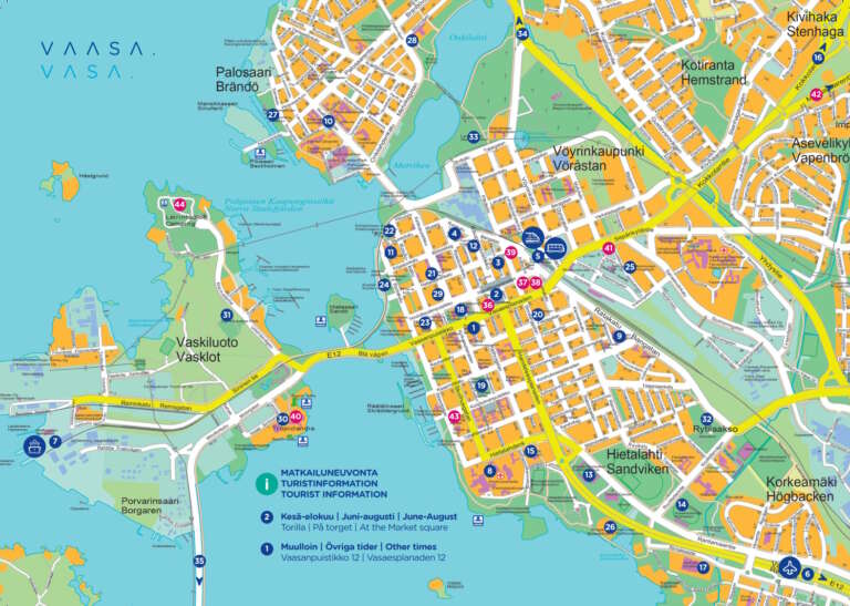 Visit Vaasa - Tourist Brochures, maps, pictures and web cameras | Vaasa