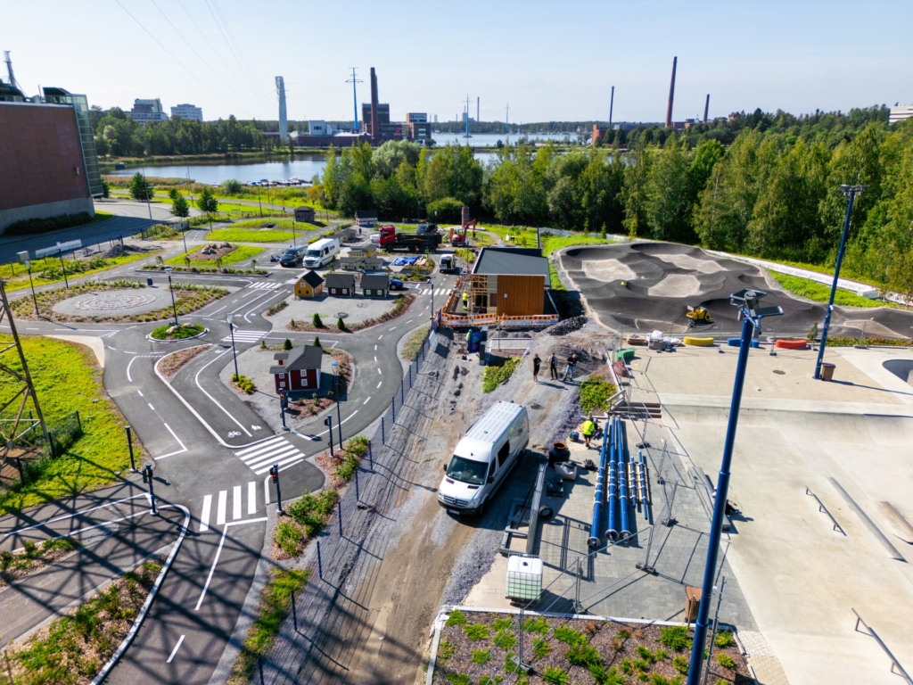 Paljon toivottu liikennepuisto ja pump track -rata avataan | Vaasa